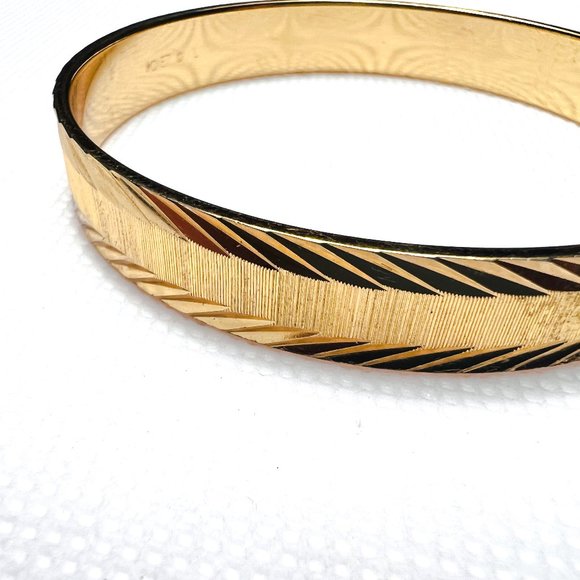 Monet | Jewelry | Vintage Monet Etched Bangle 3 | Poshmark